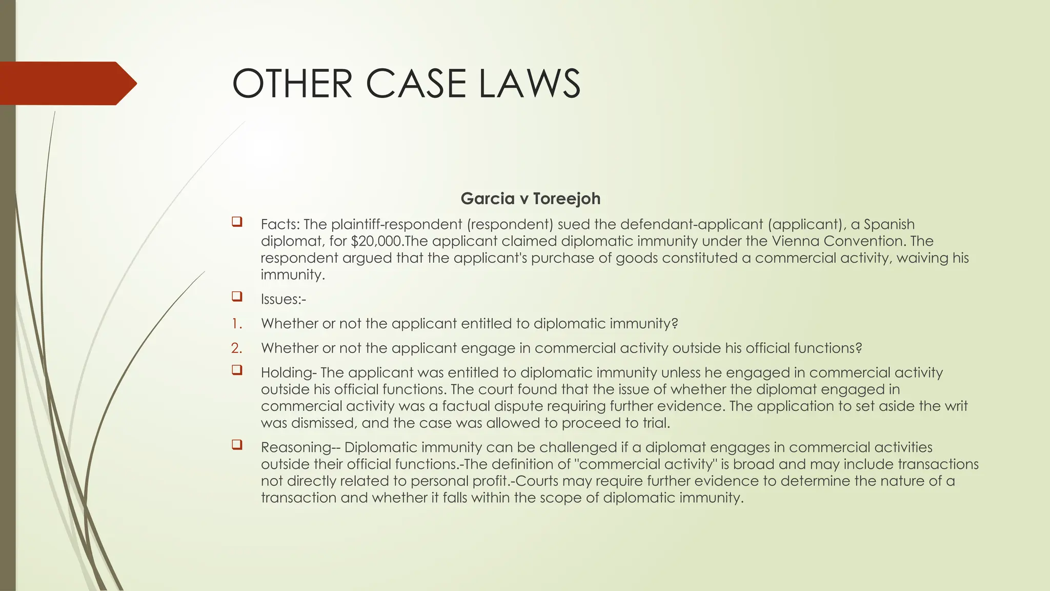 DIPLOMATIC IMMUNITY in Conflict of law.pptx