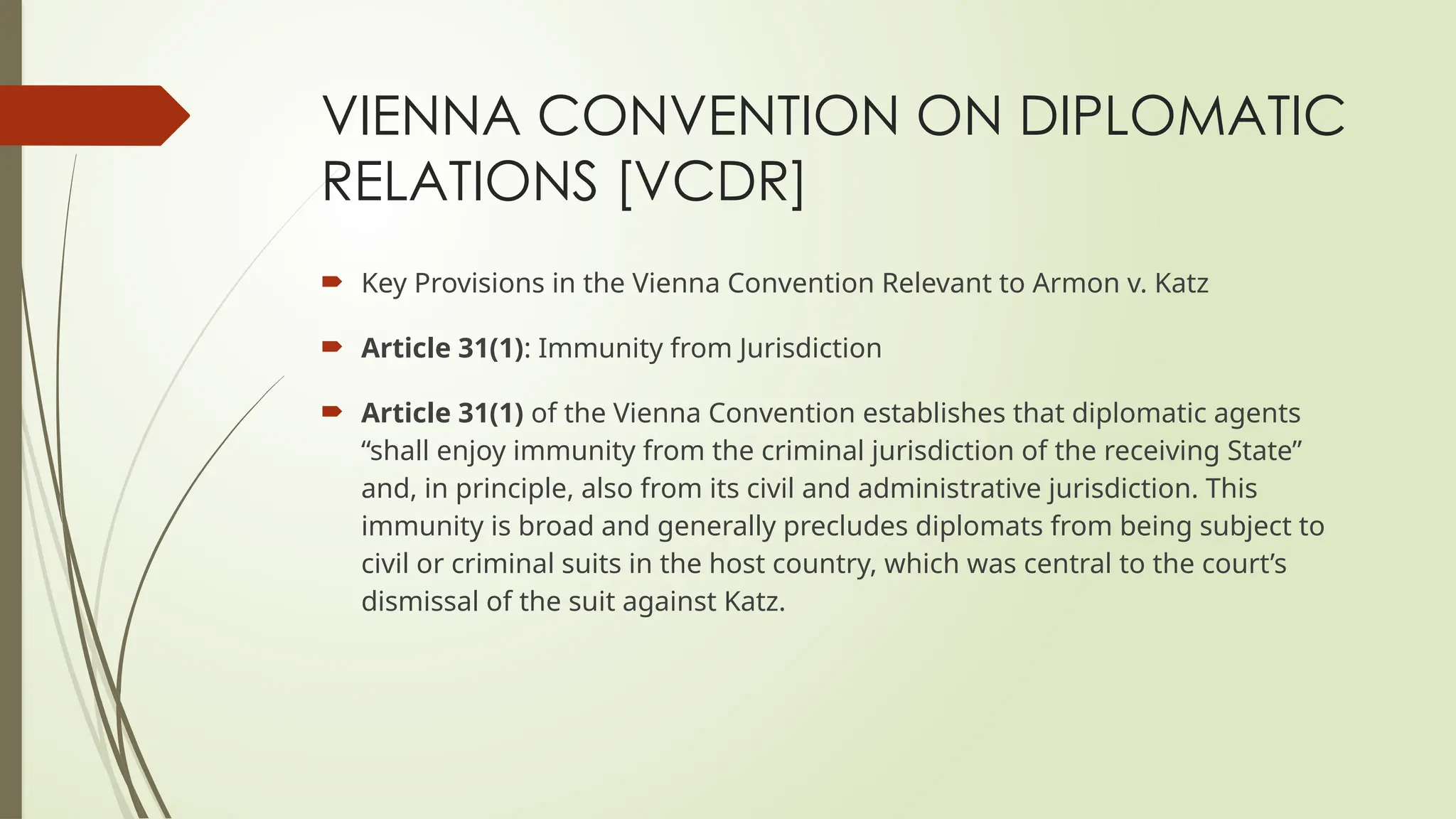 DIPLOMATIC IMMUNITY in Conflict of law.pptx