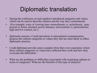 Diplomatic Presentation | PPTX