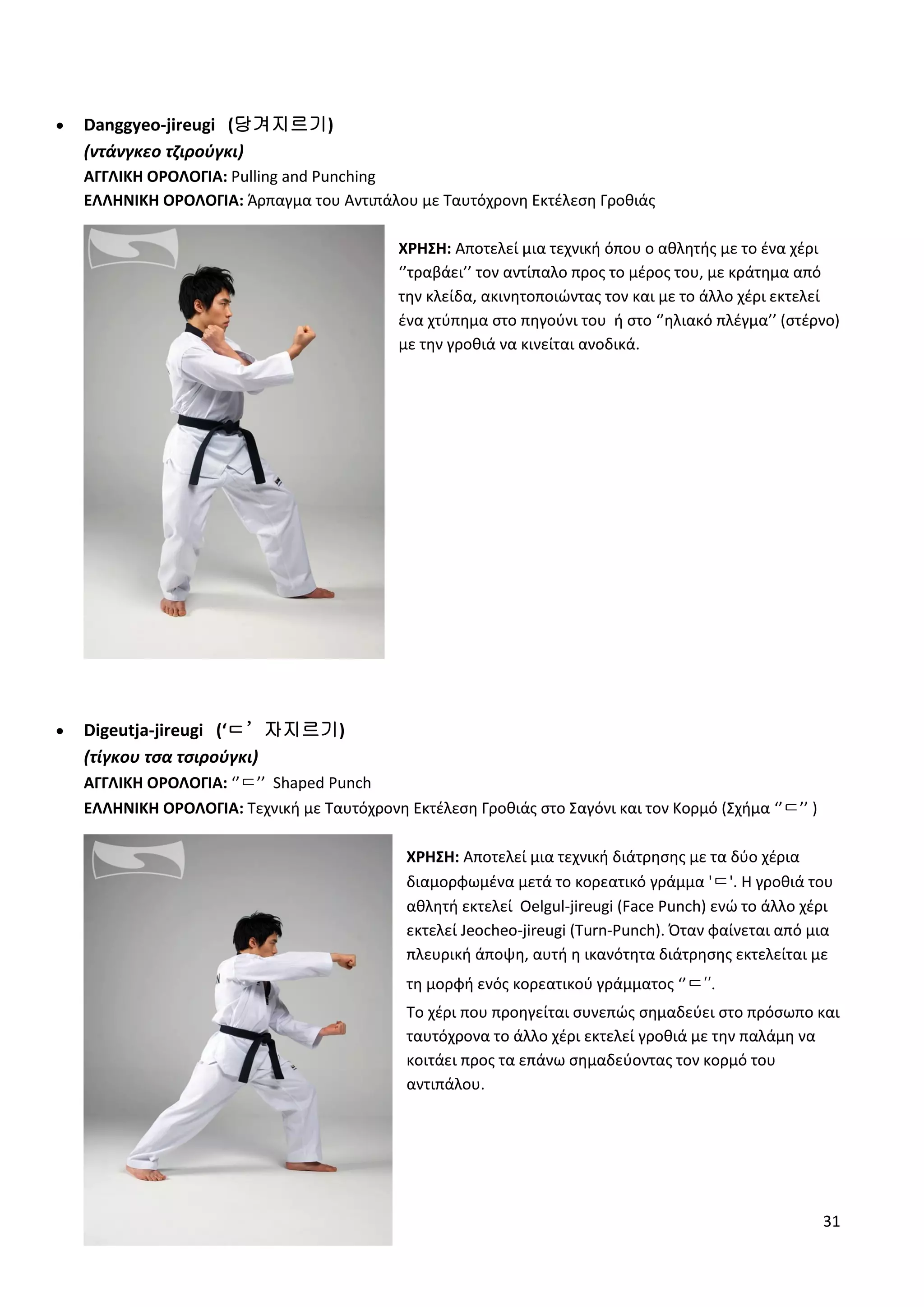 Taekwondo Terminology | PDF