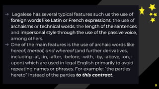 Diplomatura en Ingles Jurídico. Archaic Words | PPTX