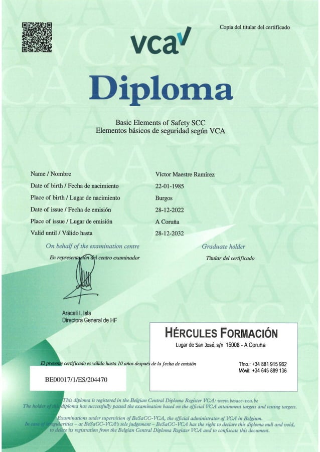 Diploma VCA | PDF