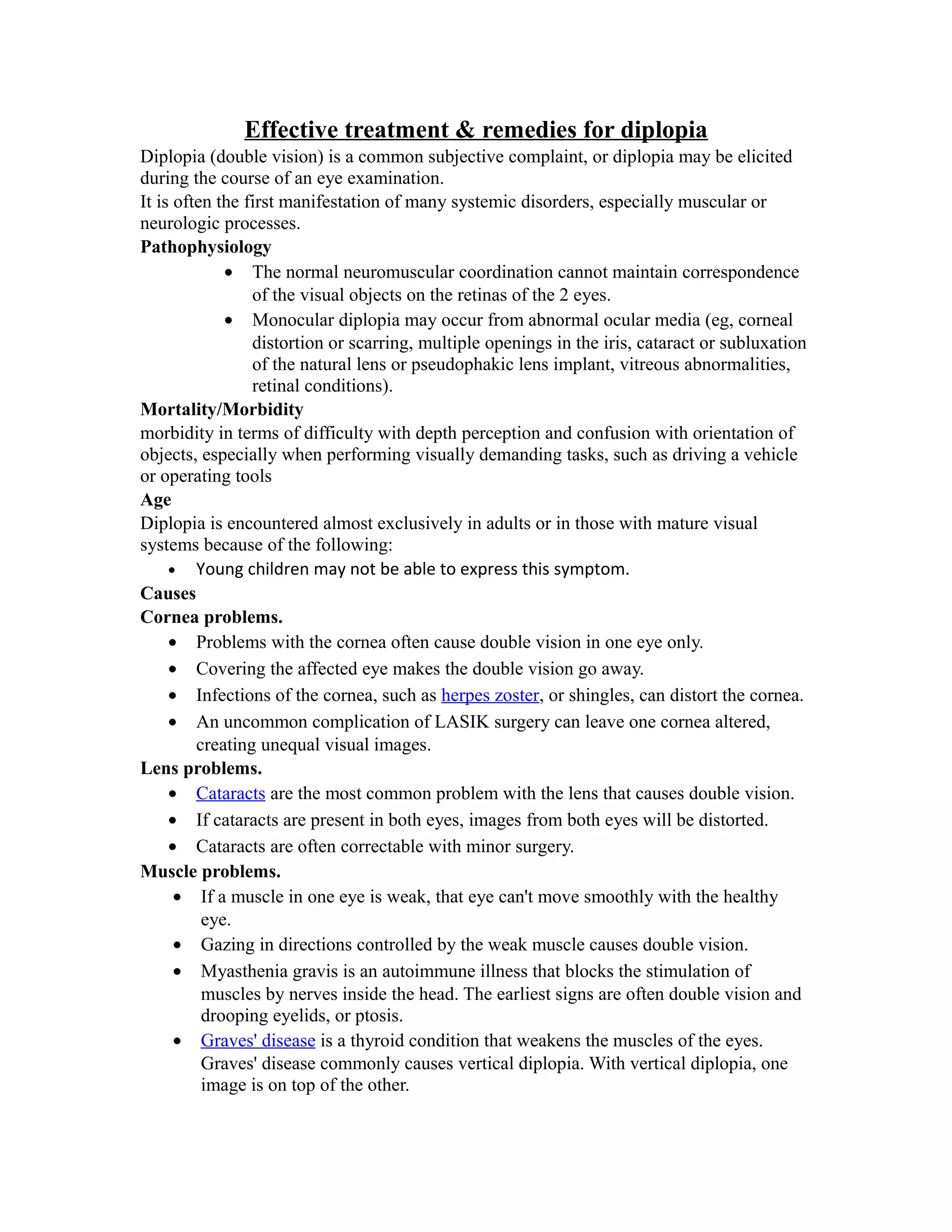 Effective treatment for diplopia in Mindheal Homeopathy clinic ,Chembur ...