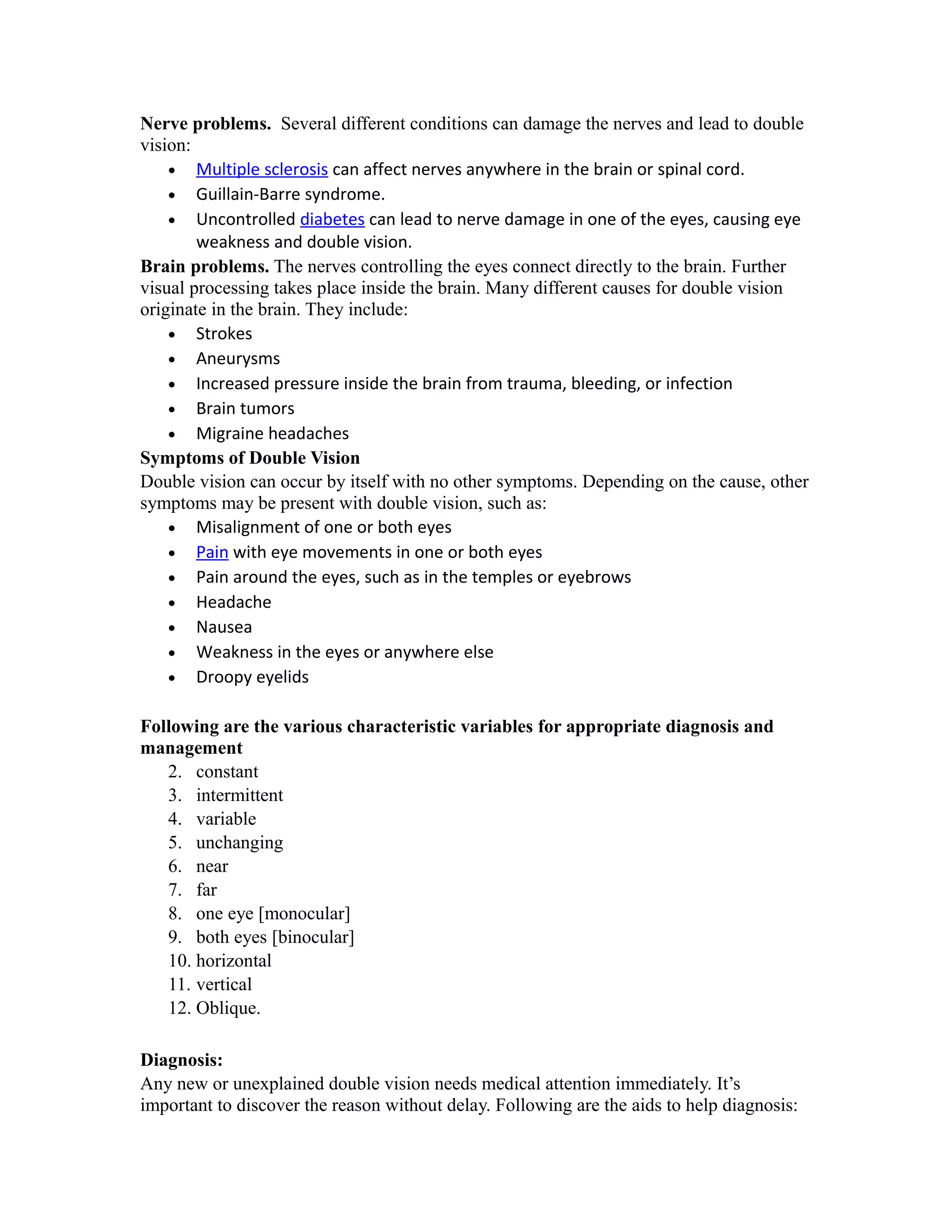 Effective treatment for diplopia in Mindheal Homeopathy clinic ,Chembur ...