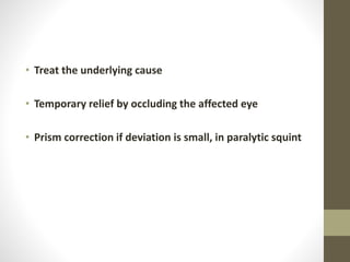 Diplopia - Ophthalmology ( quick revision ) | PPTX