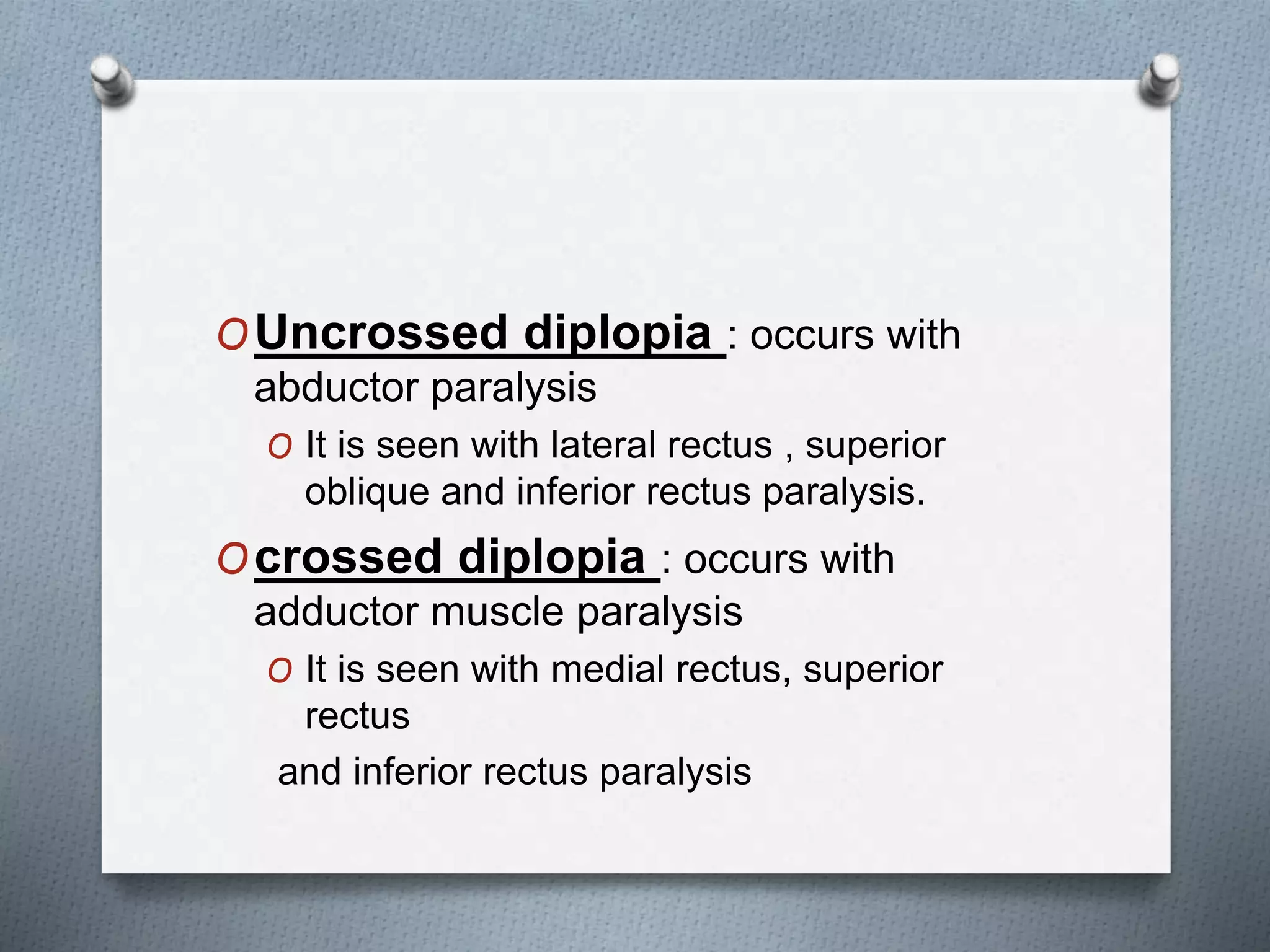 Diplopia by yugandhar tummala | PPTX