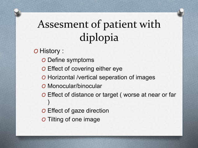 Diplopia by yugandhar tummala | PPTX | Eye and Vision Conditions ...