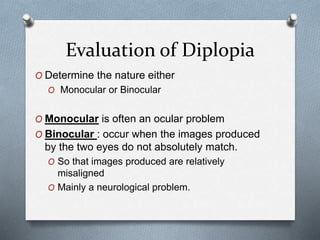 Diplopia by yugandhar tummala | PPT