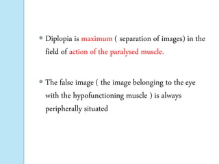 Diplopia chart | PPTX