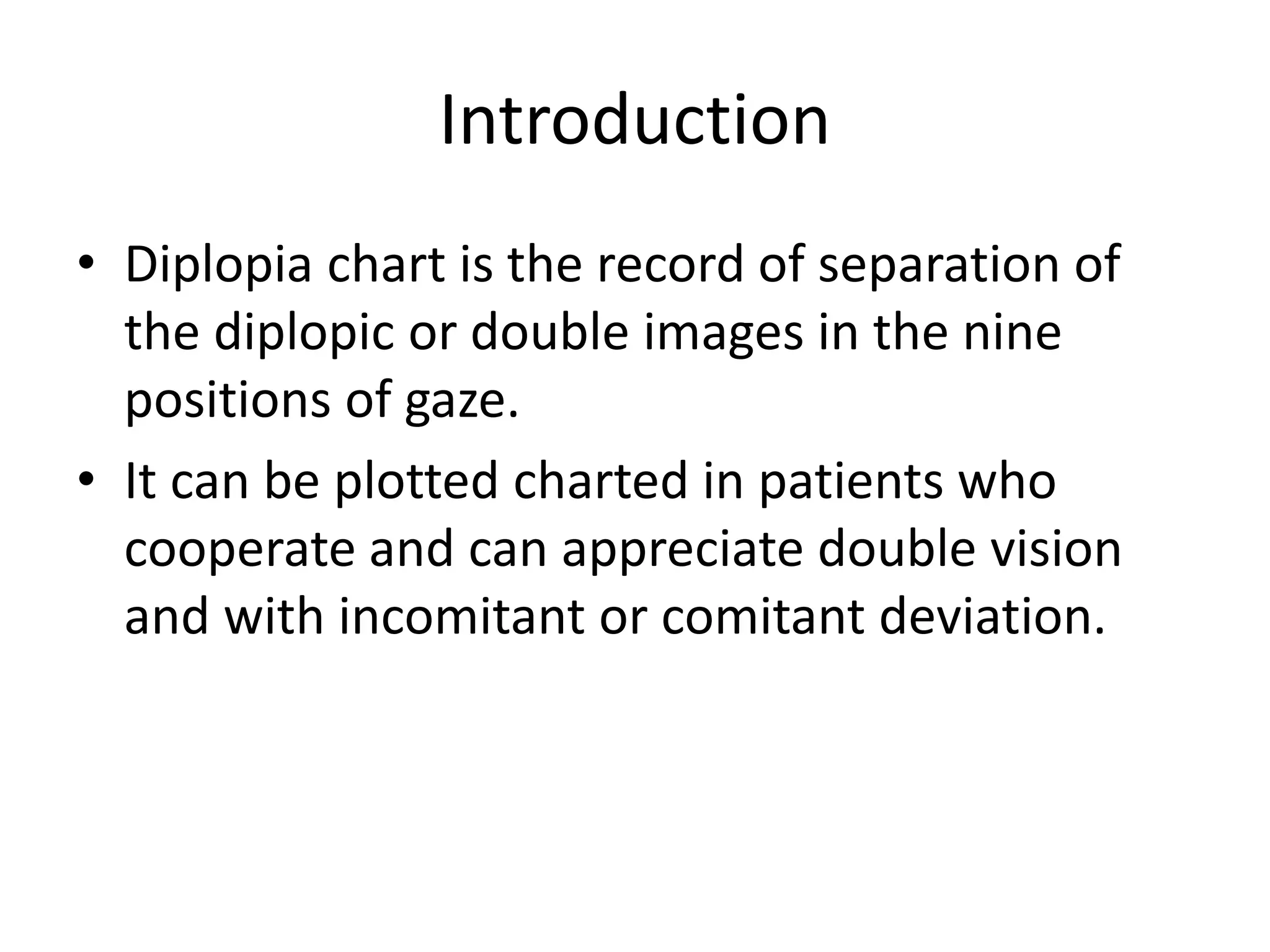 Diplopia charting | PPTX