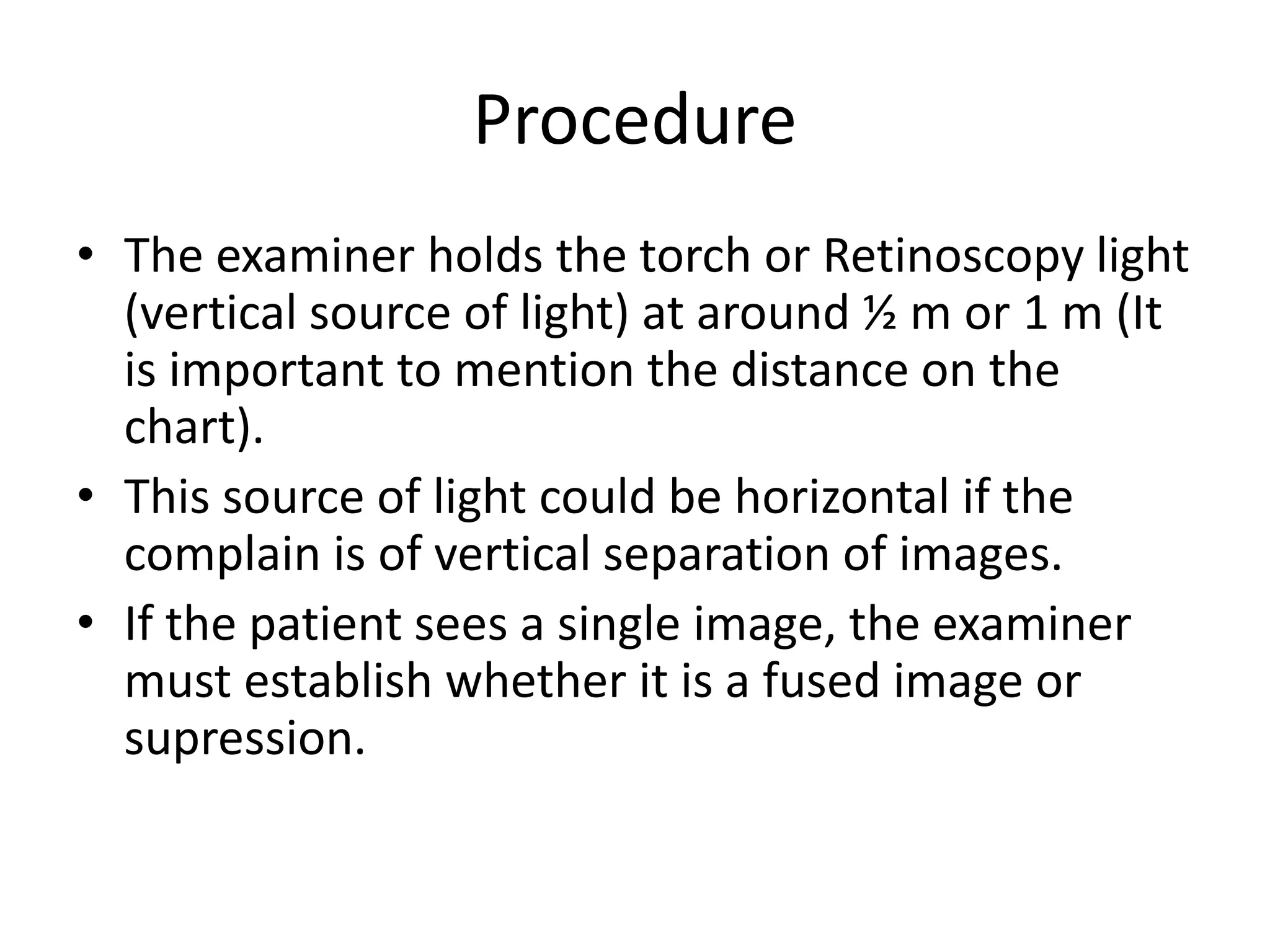 Diplopia charting | PPTX