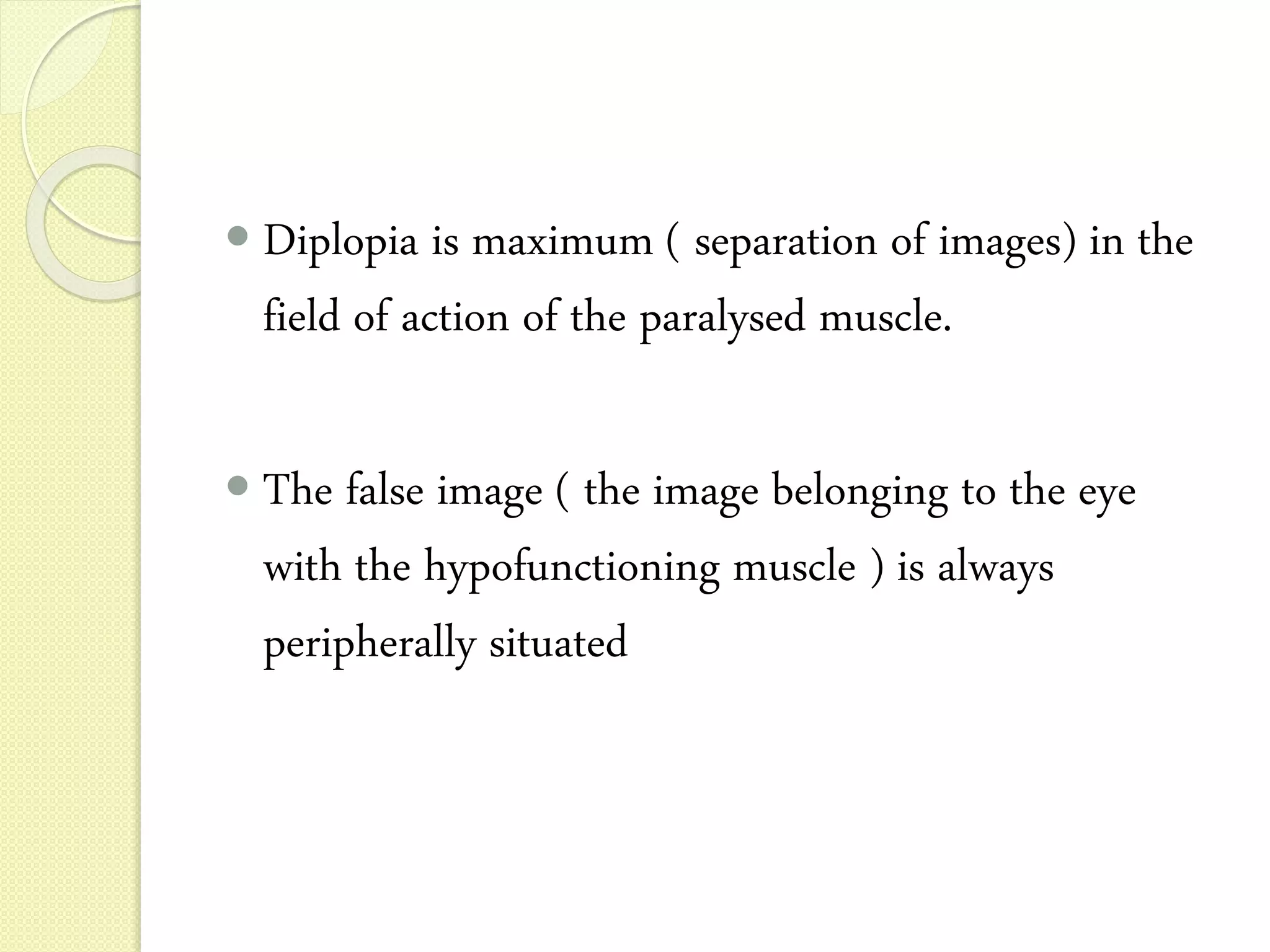 Diplopia charting | PPTX