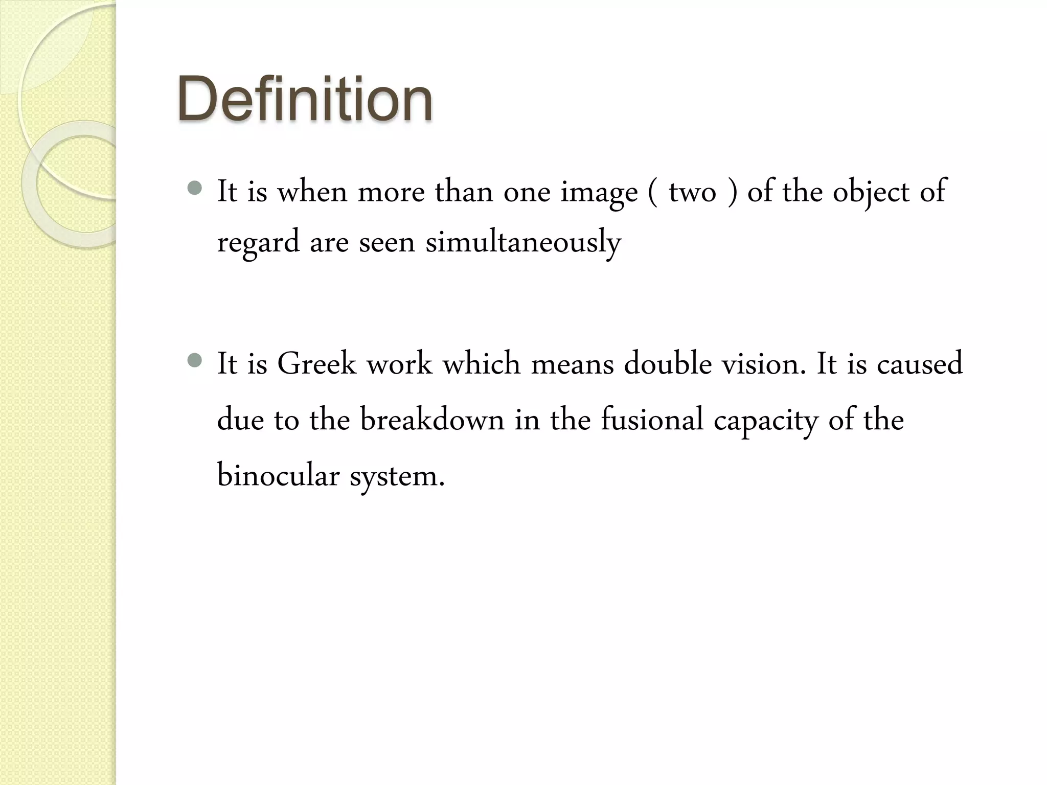 Diplopia charting | PPTX