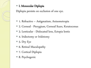 Diplopia charting | PPTX