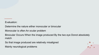 diplopia charting.ppt diplopia charting | PPTX