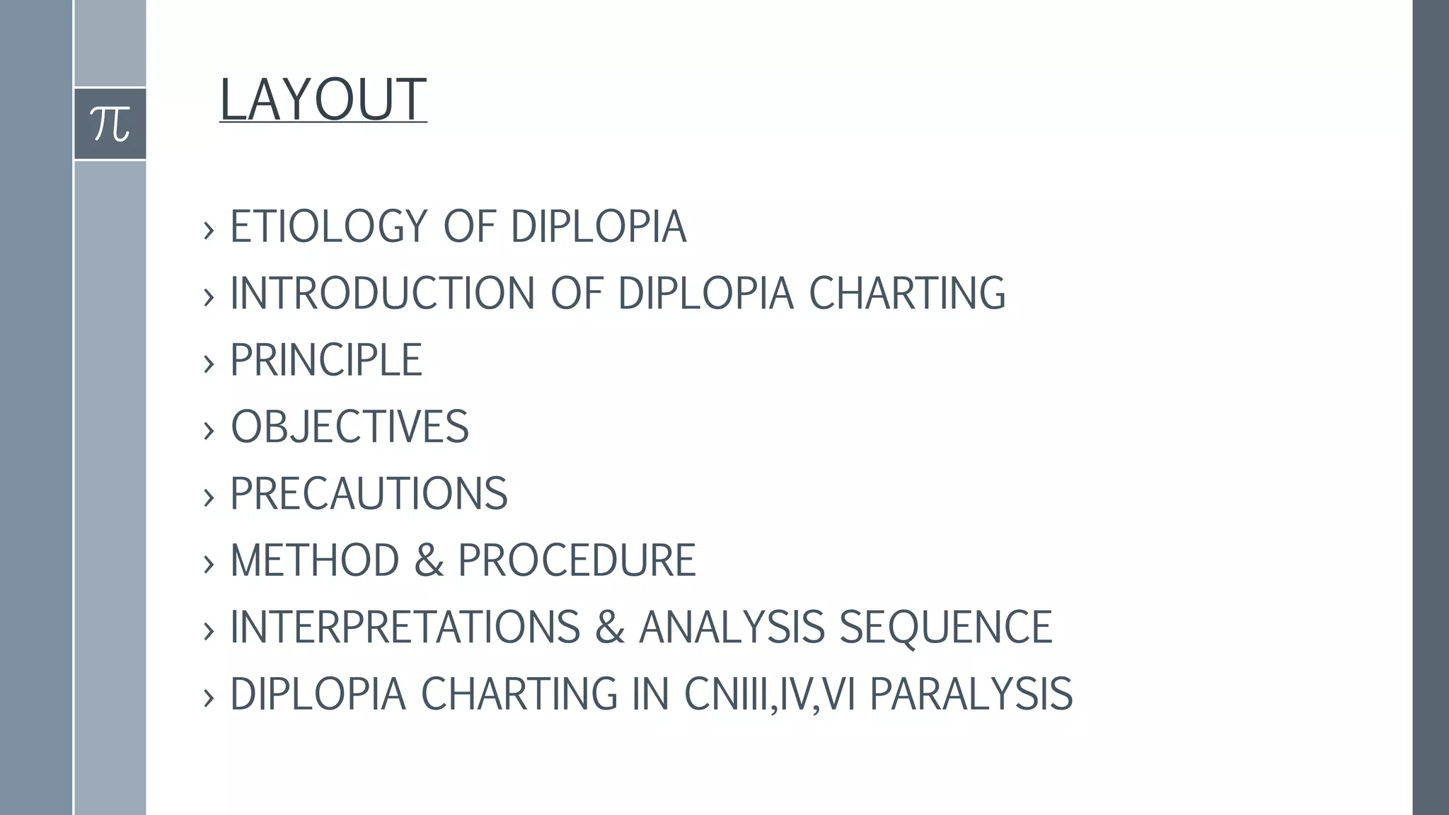 Diplopia charting | PPTX