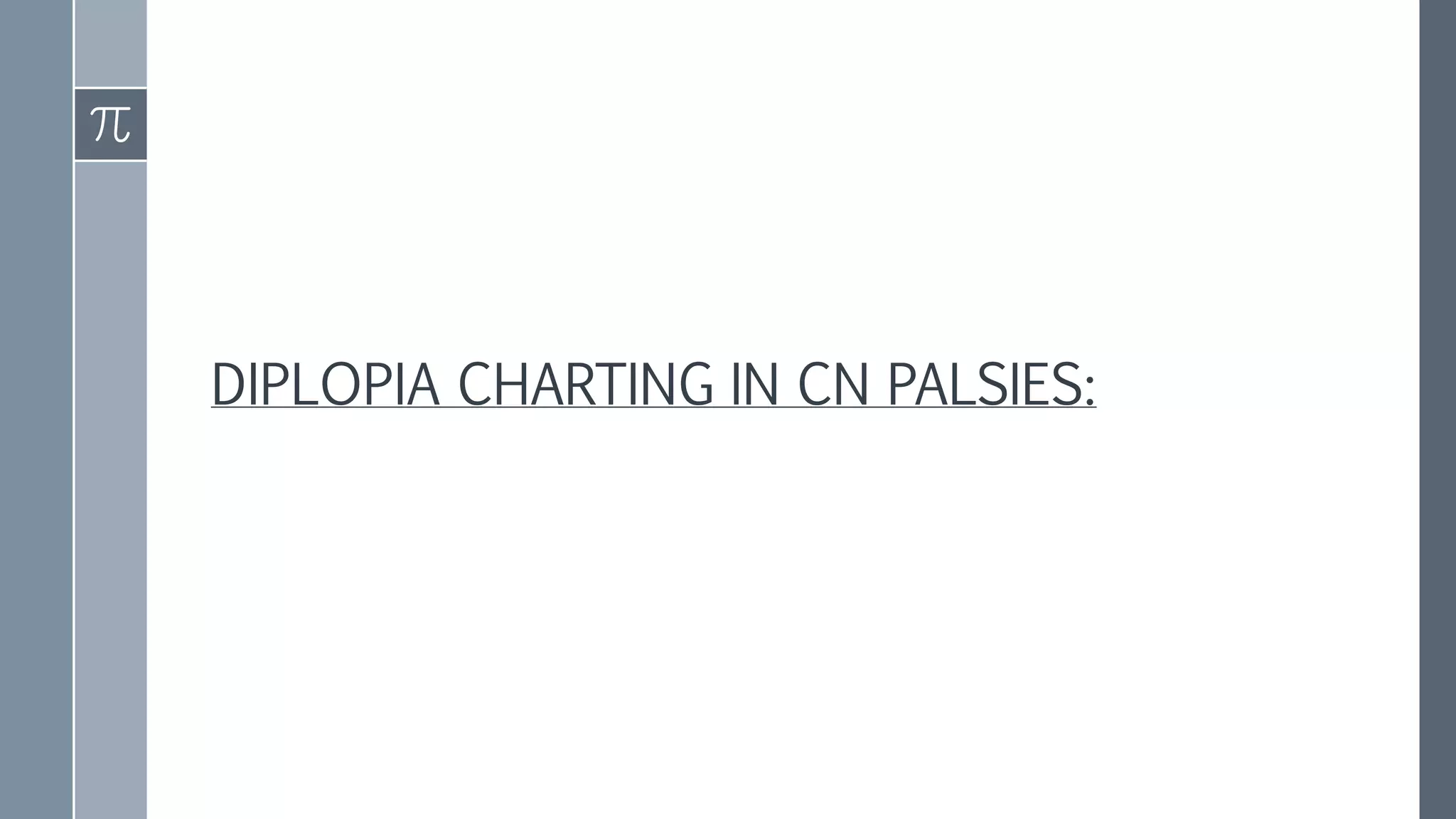 Diplopia charting | PPTX