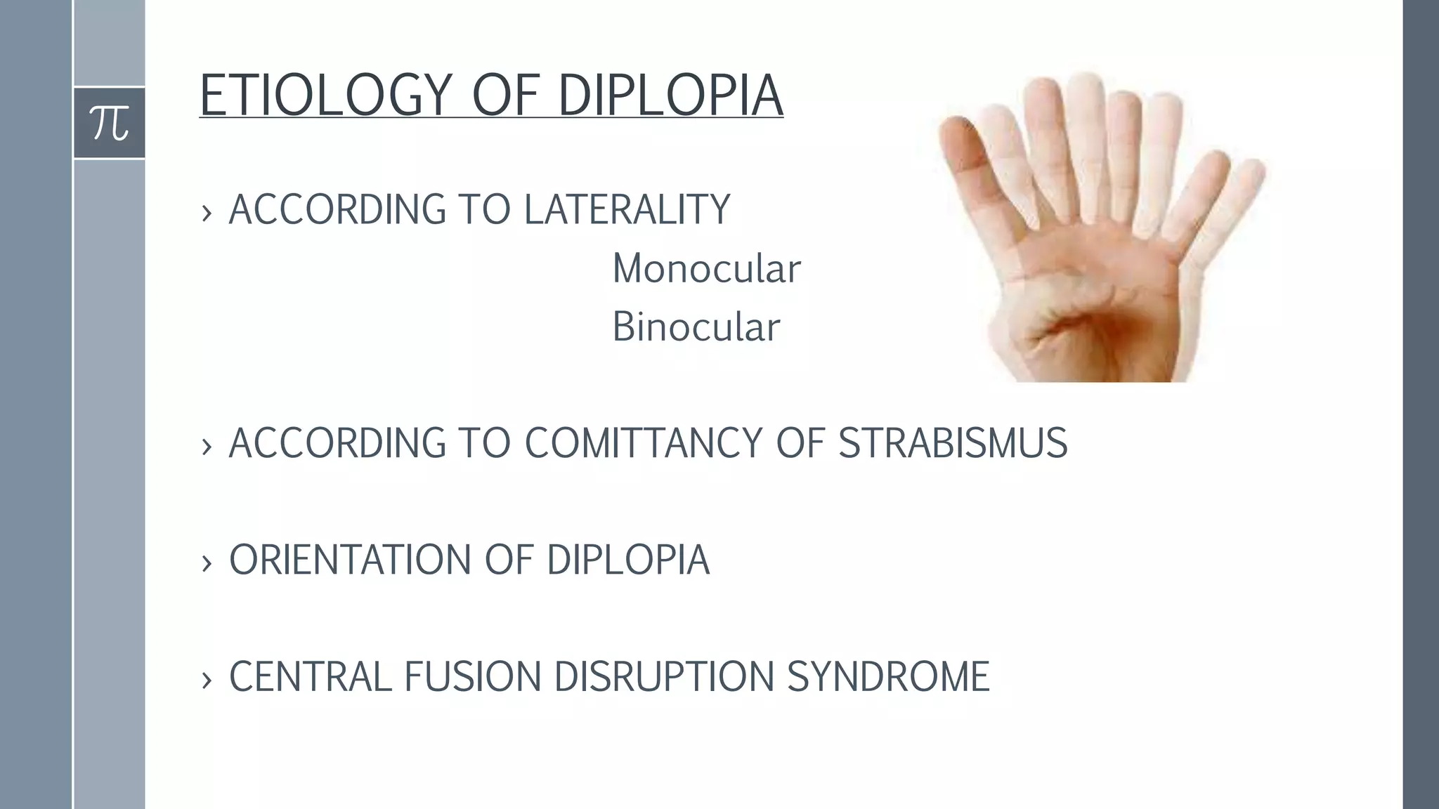 Diplopia charting | PPTX