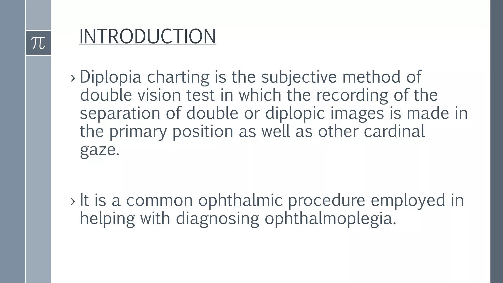 Diplopia charting | PPTX
