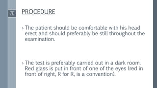 Diplopia charting | PPTX