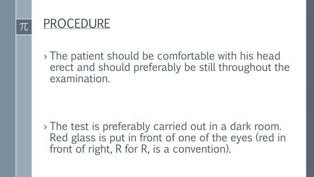 Diplopia charting | PPTX | Eye and Vision Conditions | Diseases and ...