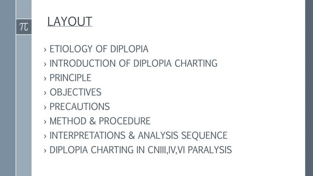 Diplopia charting | PPTX | Eye and Vision Conditions | Diseases and Conditions