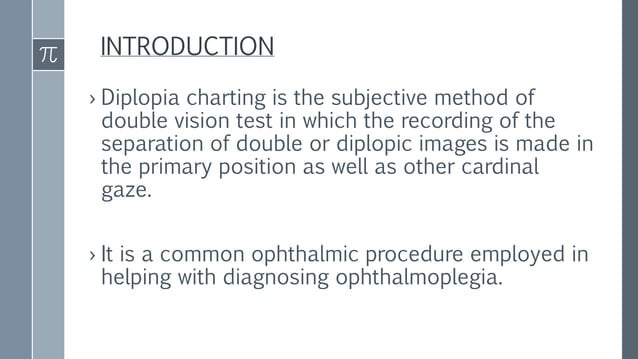 Diplopia charting | PPTX | Eye and Vision Conditions | Diseases and ...