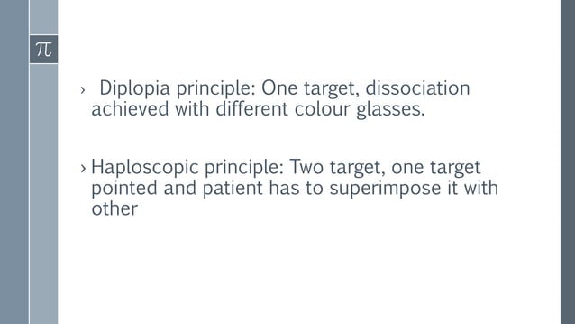 Diplopia charting | PPTX | Eye and Vision Conditions | Diseases and ...