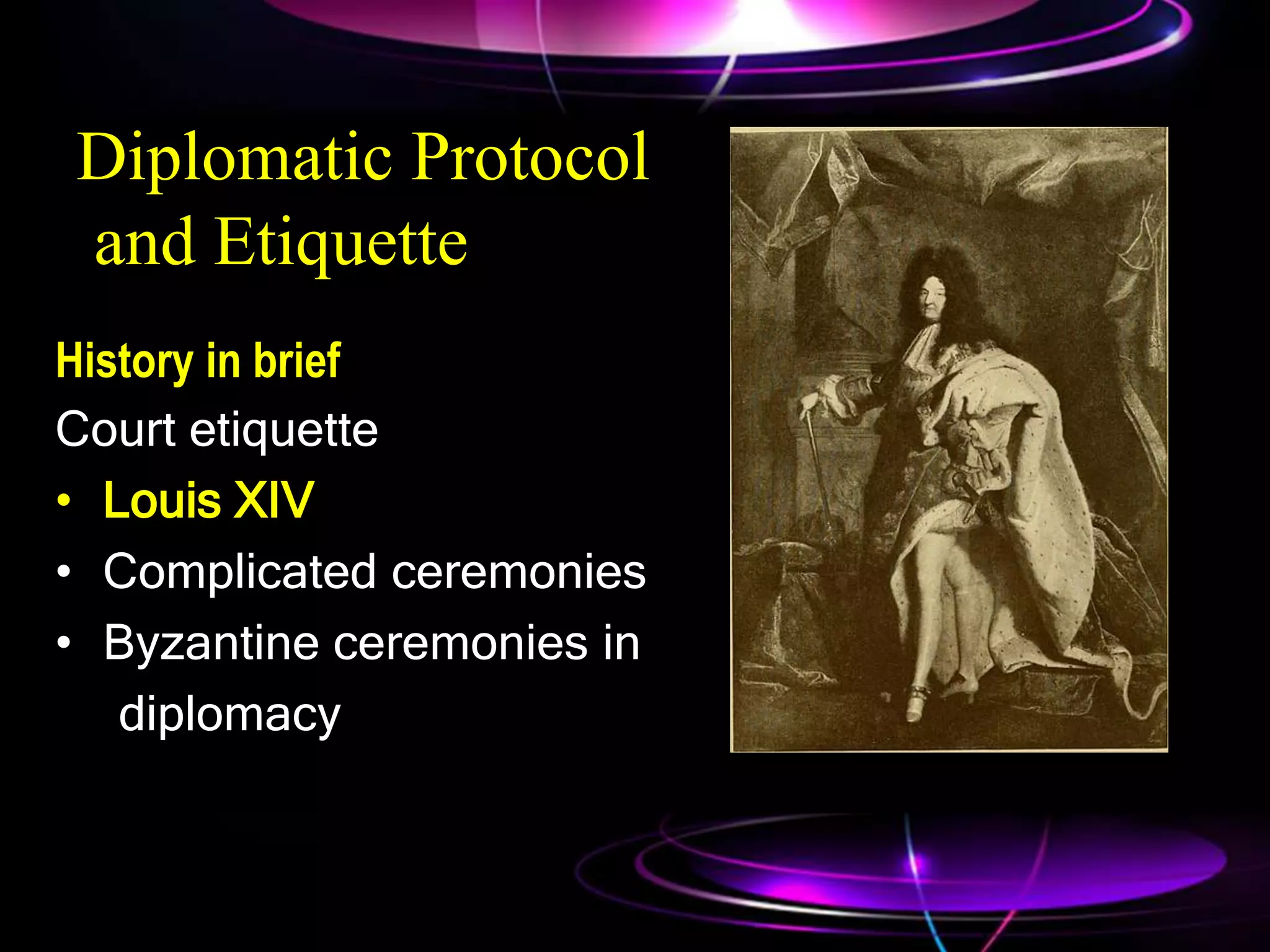 Diplomatic Protocol and Etiquette | PPTX