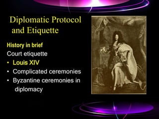Diplomatic Protocol and Etiquette | PPTX