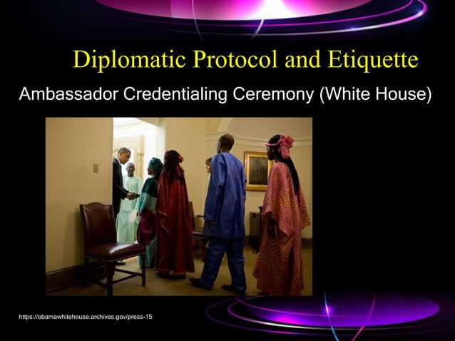 Diplomatic Protocol and Etiquette | PPTX