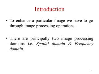Digital Image Processing Unit -2 Notes complete | PPTX