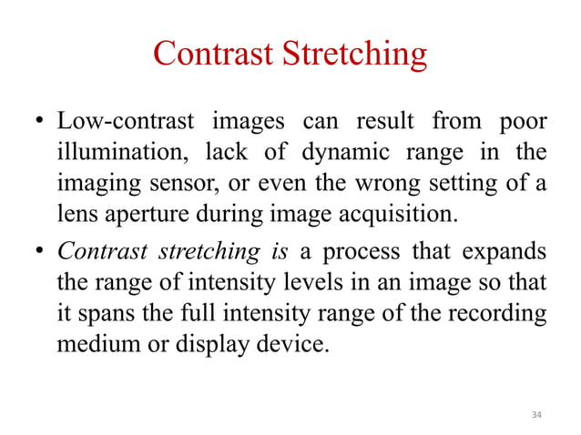 Digital Image Processing Unit -2 Notes complete | PPTX | Photo Editing ...