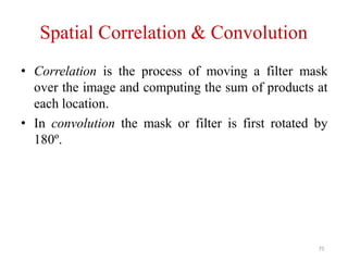 Digital Image Processing Unit -2 Notes complete | PPTX