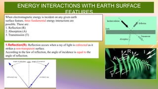 ENERGY INTERACTIONS WITH EARTH SURFACE FEATURES | PPTX
