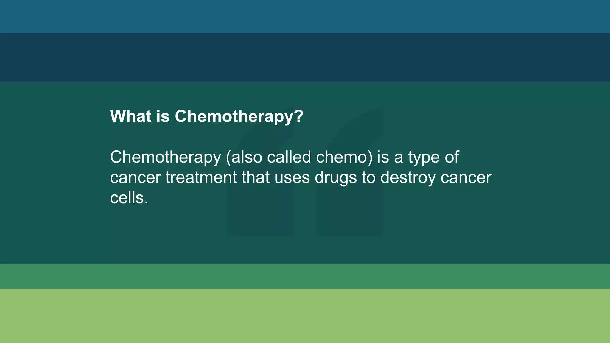 Chemotherapy Process | PPTX