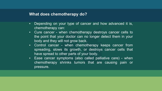 Chemotherapy Process | PPT