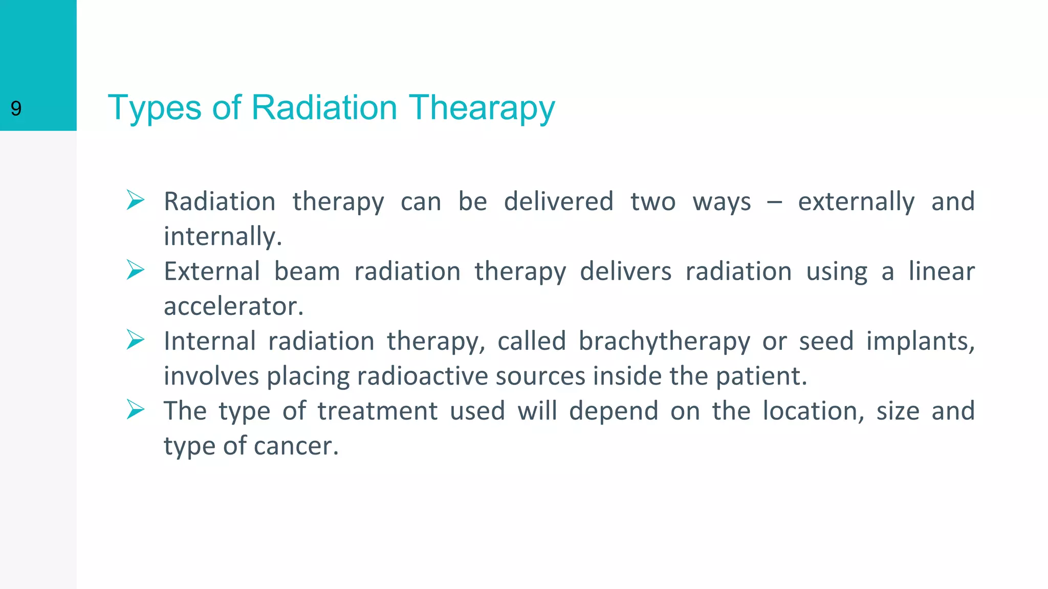Radiation Therapy | PPTX