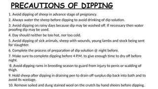 DIPPING AND SHEARING IN SHEEP AND GOAT..pptx