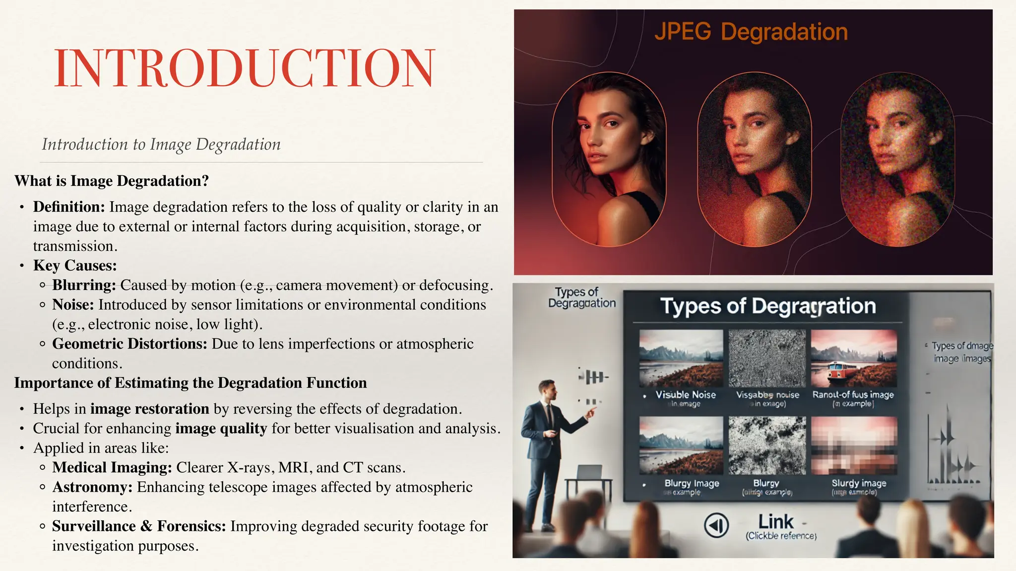 degradation function estimation techniques in DIP | PDF