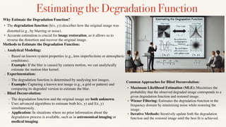 degradation function estimation techniques in DIP | PDF