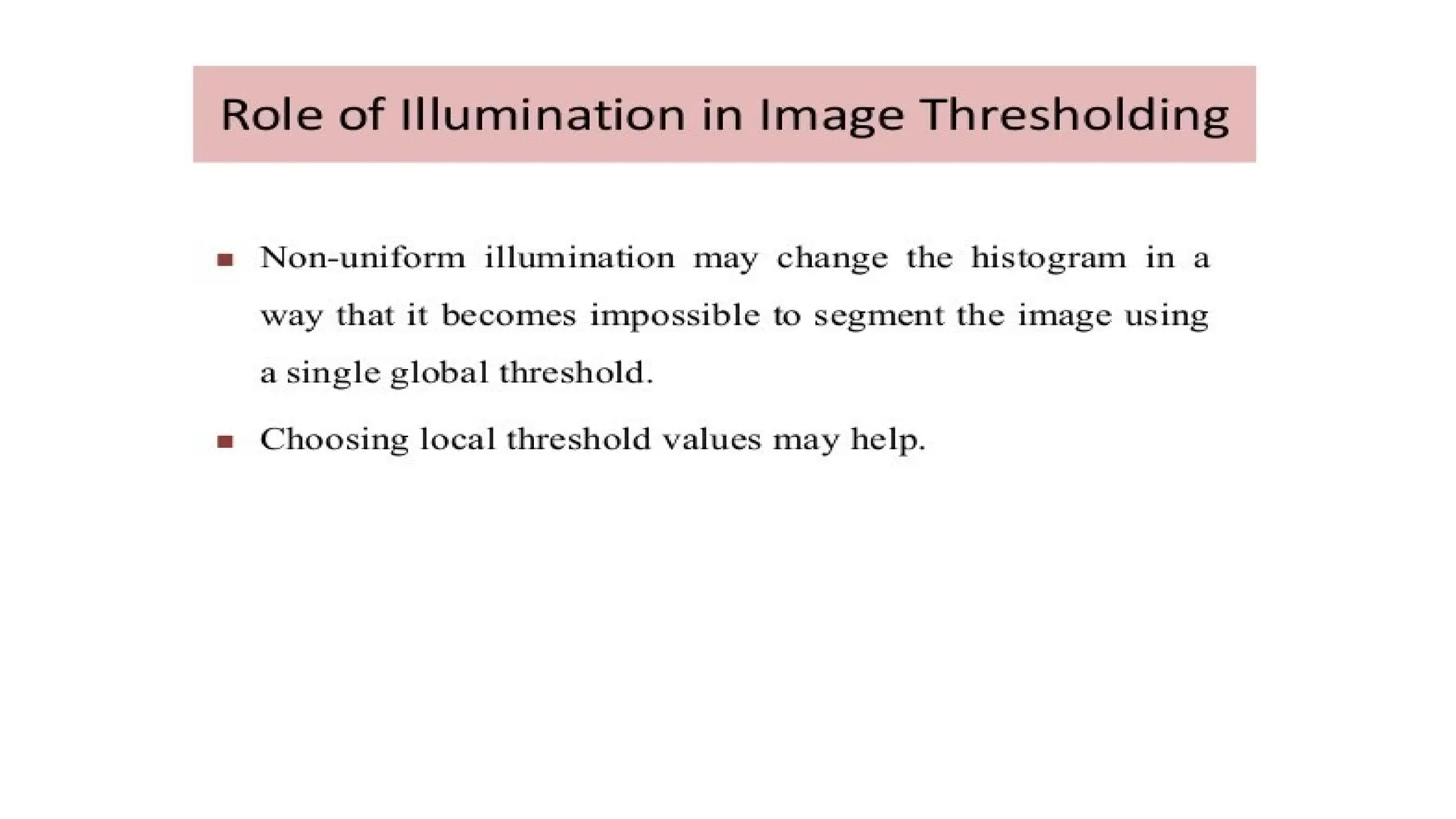 Digital Image Processing Global Thresholding Using Otsu’sMethod | PPTX