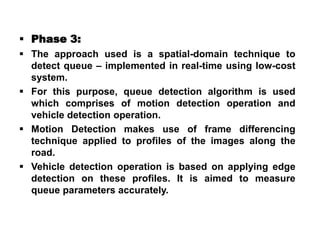 traffic jam detection using image processing | PPTX