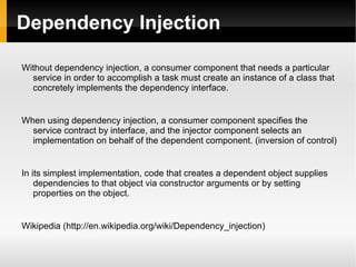 Dependency Injection, Zend Framework and Symfony Container | PPT