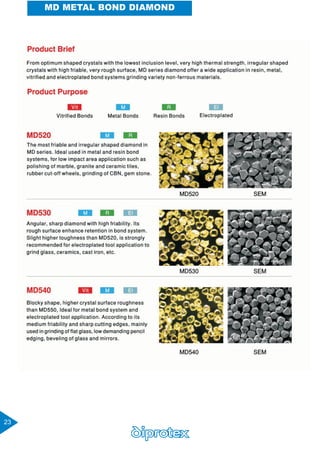 Diprotex catalogue diamond powders | PDF