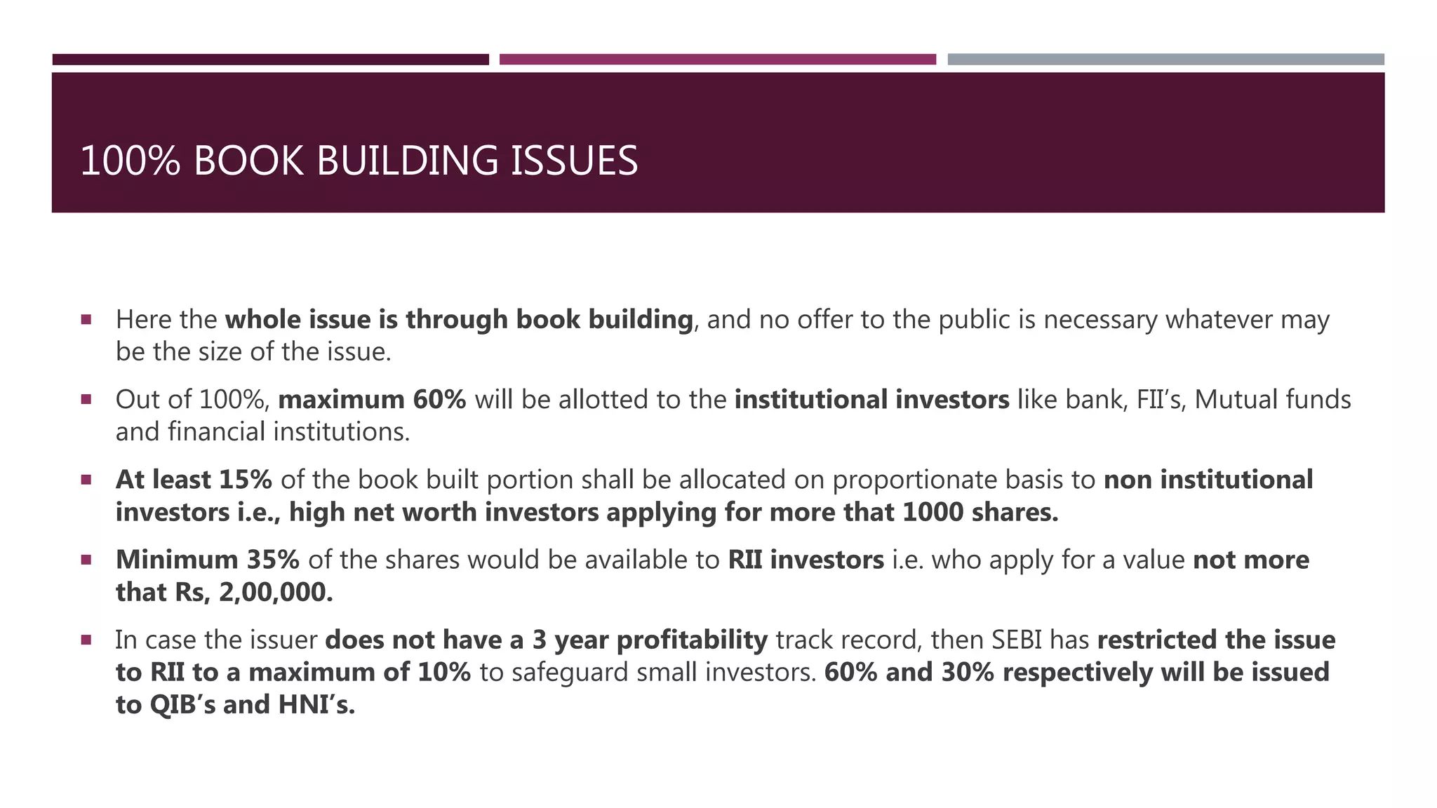 Investor Protection Guideline by SEBI 2000 | PPTX