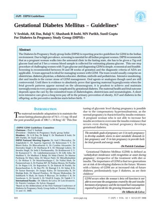 Dipsi guidelines | PDF
