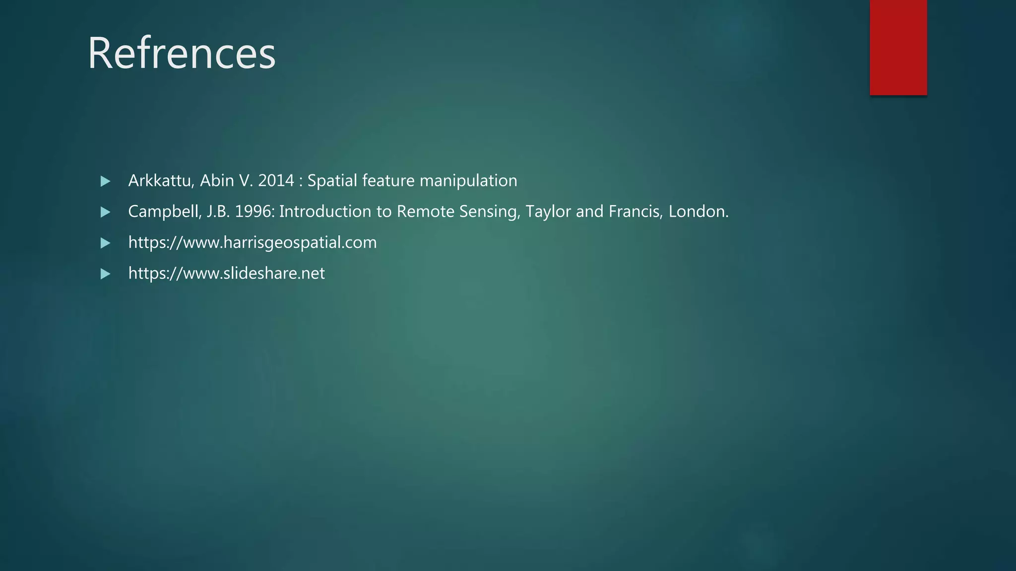 Spatial enhancement techniques | PPTX