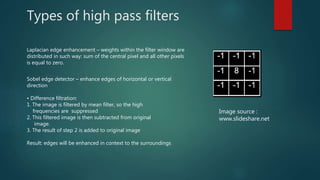 Spatial enhancement techniques | PPTX