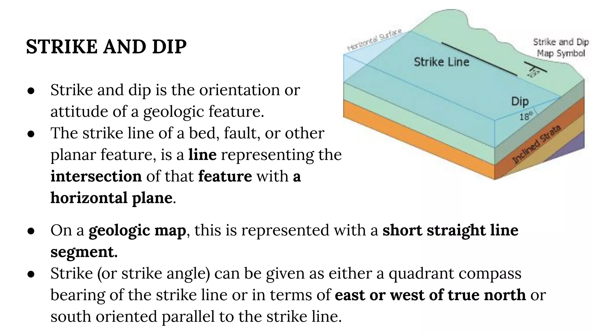 Dip strike outliers and inliers | PDF